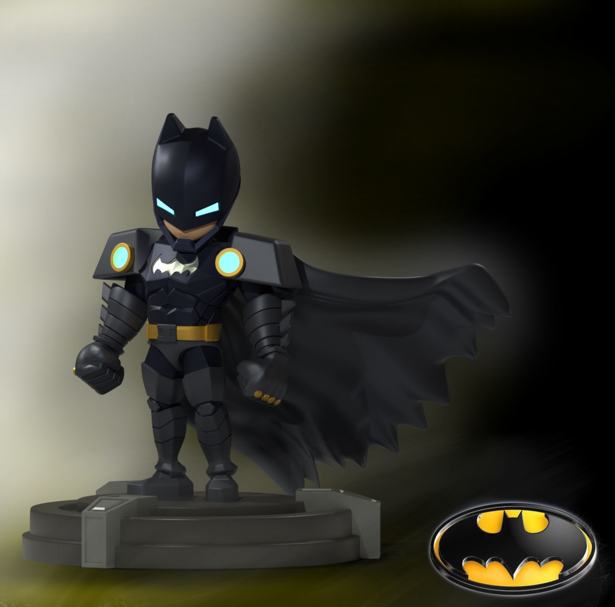 batman stylized 3d printable 3D model 3D printable | CGTrader