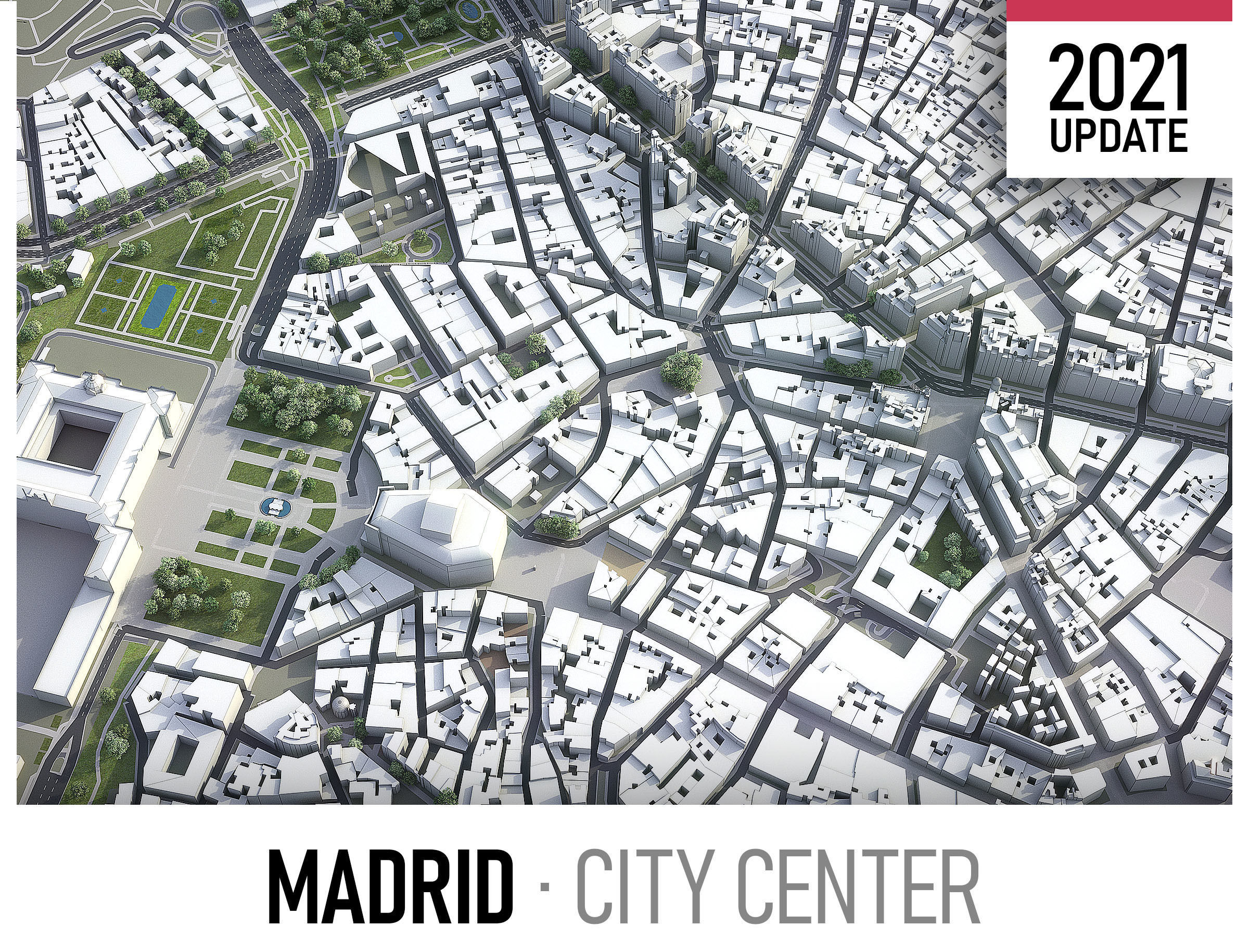 3D model Madrid VR / AR / low-poly | CGTrader