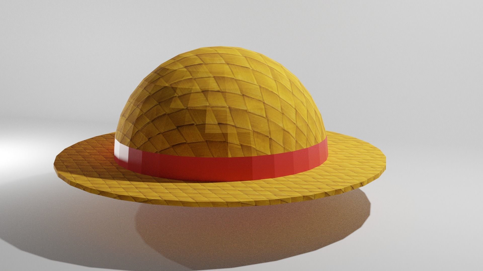 3D model Luffy hat VR / AR / low-poly | CGTrader
