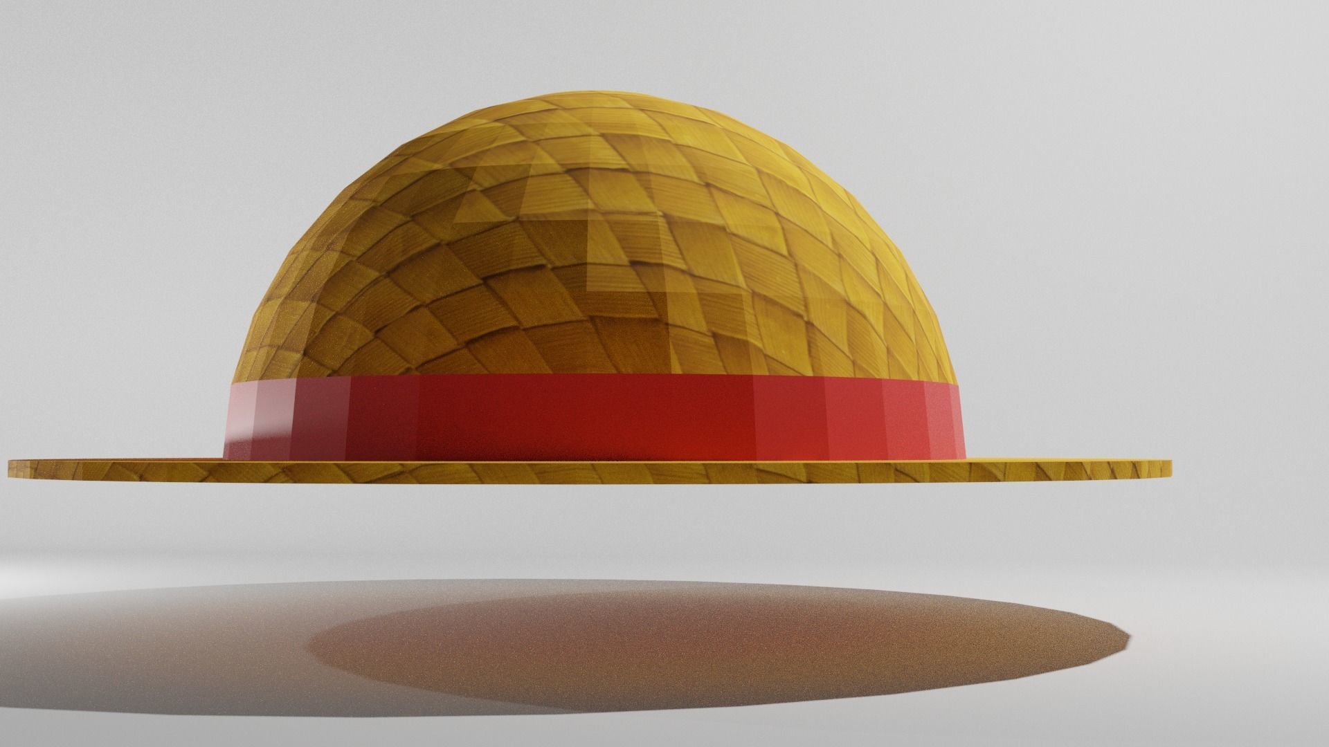 3D model Luffy hat VR / AR / low-poly | CGTrader