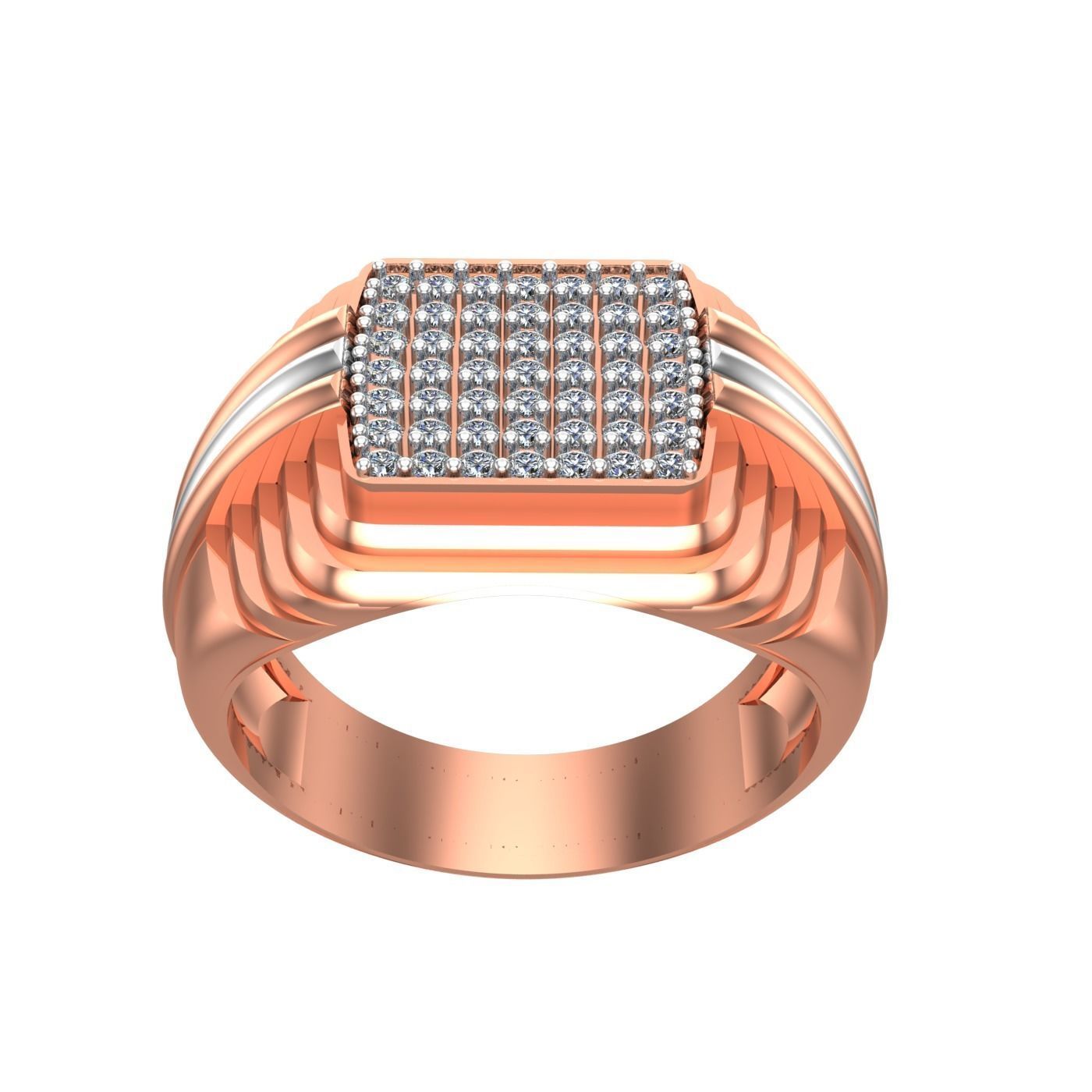 085 - Indian Style Gents Ring 3D model 3D printable | CGTrader
