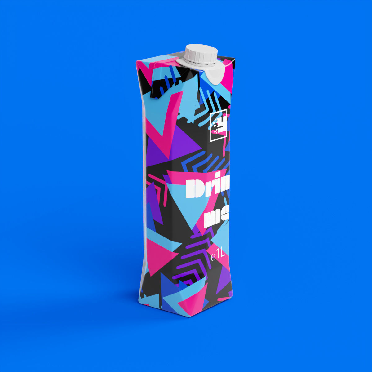 Tetra Pack Prisma Edge 1000ml with Dreamcap 3D model | CGTrader