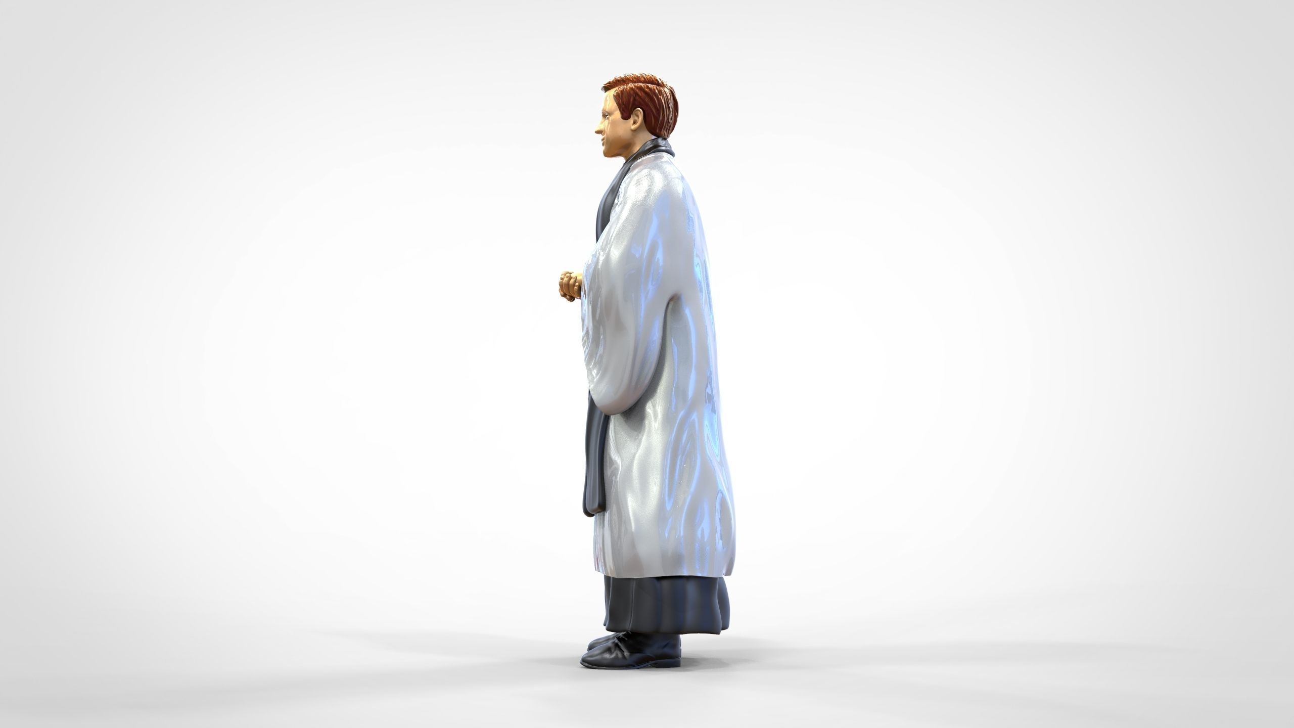N1 Man vicar clergy in the church 3D model 3D printable | CGTrader