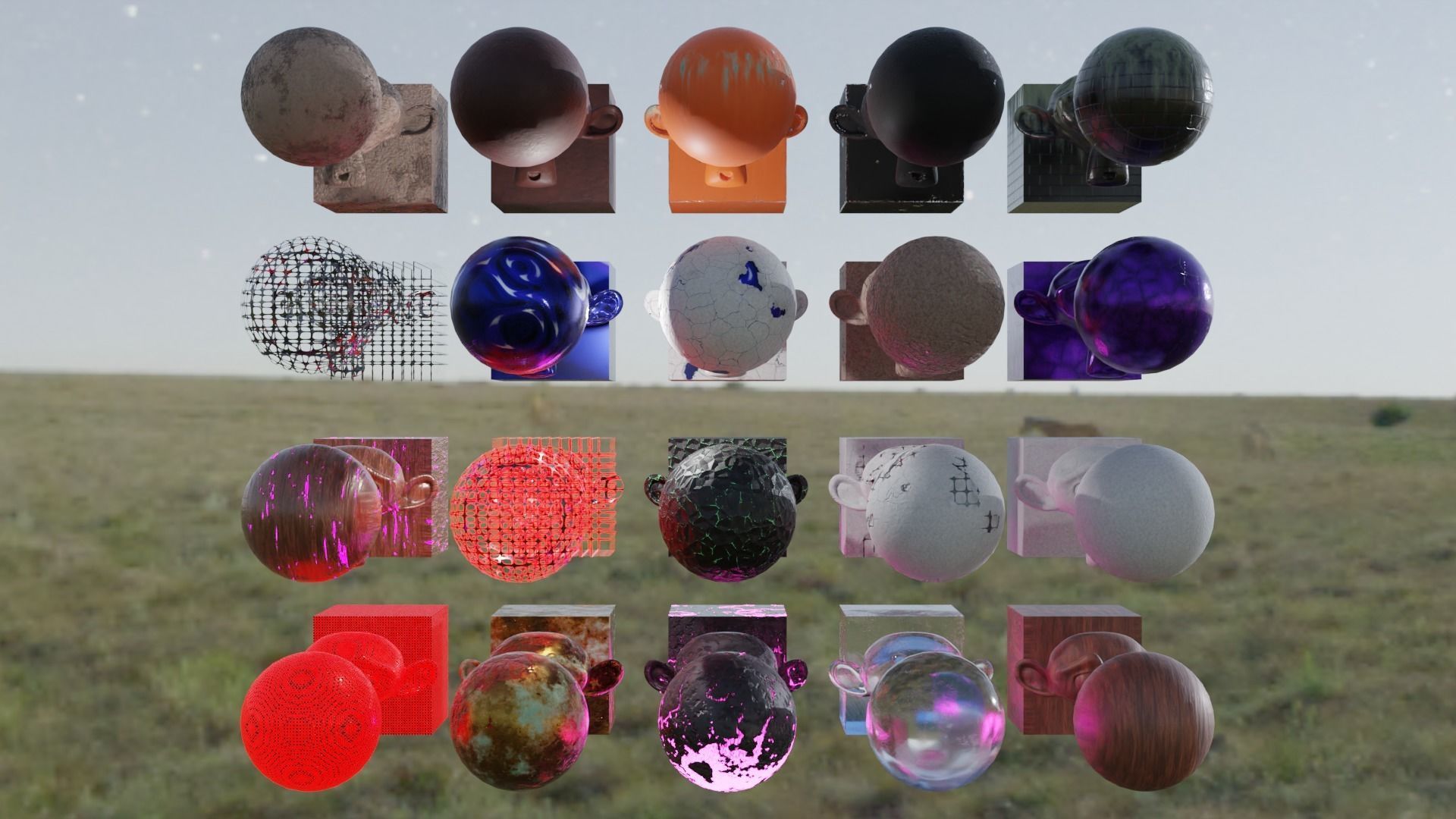 20 procedural blender materials Texture | CGTrader