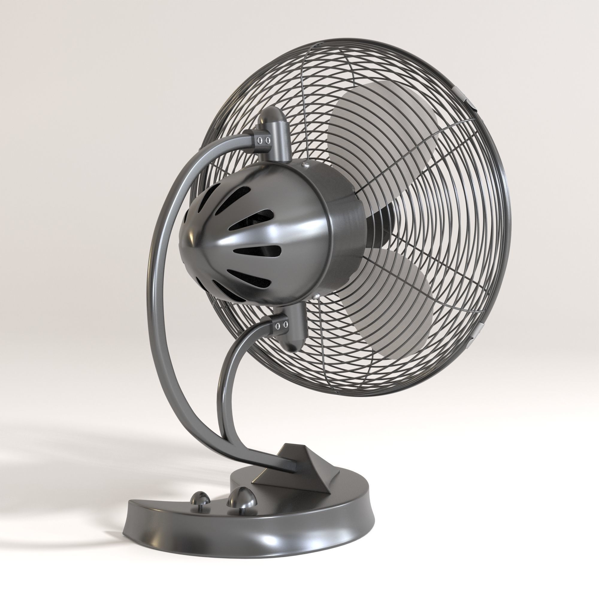 Cinni desktop fan free 3D model | CGTrader
