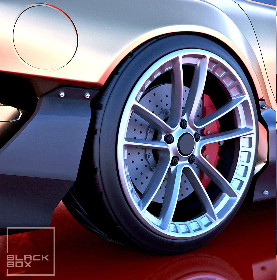 LOK Wheel set Front and Rear Separated Wheel Hub 3D model 3D printable ...