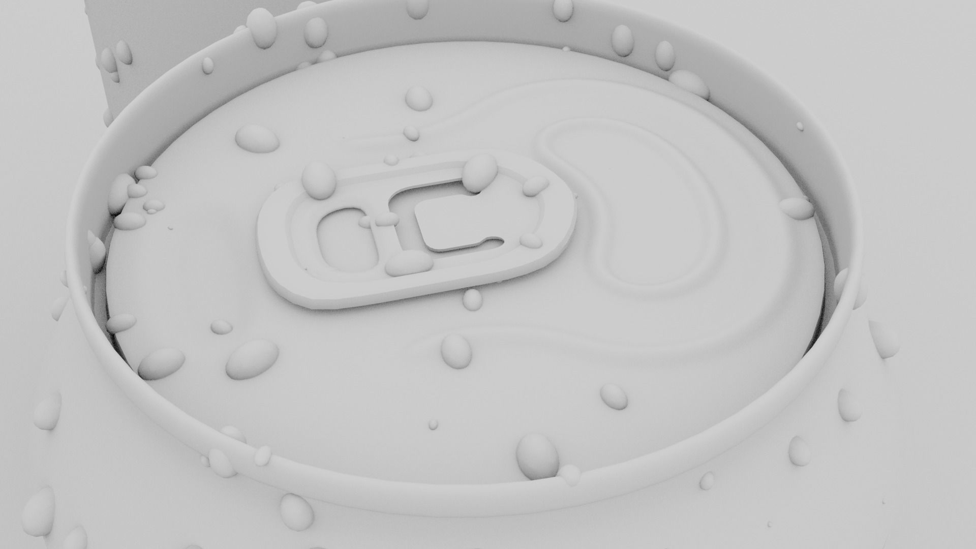 3D model Coke Beverage Cans with Freezing effect and droplets VR / AR ...