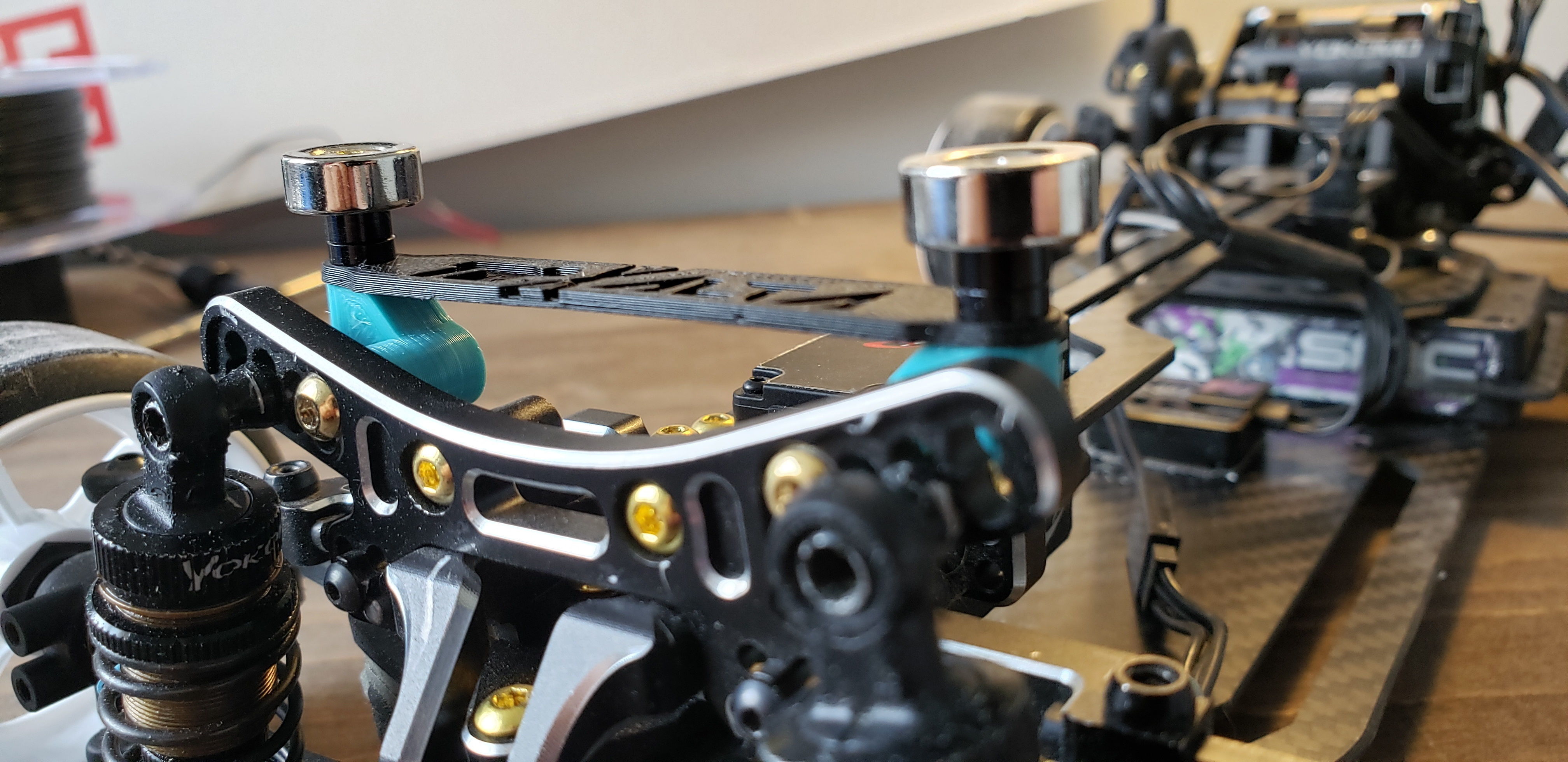 Yokomo Yd2 Front Magnet mount free 3D model 3D printable | CGTrader