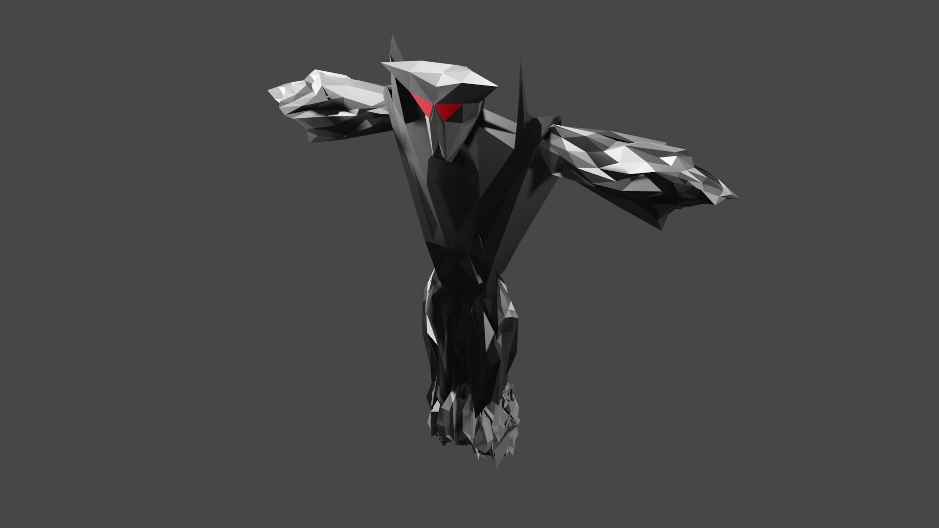 3D model Low Poly Monster - baby monster VR / AR / low-poly rigged ...