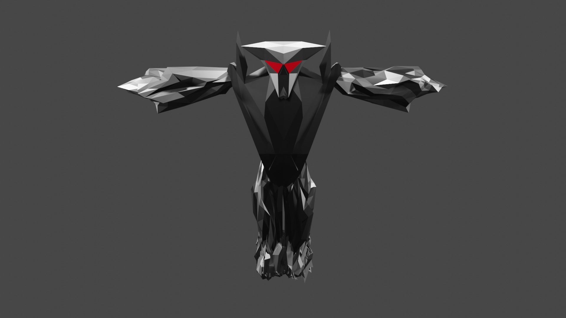 3D model Low Poly Monster - baby monster VR / AR / low-poly rigged ...