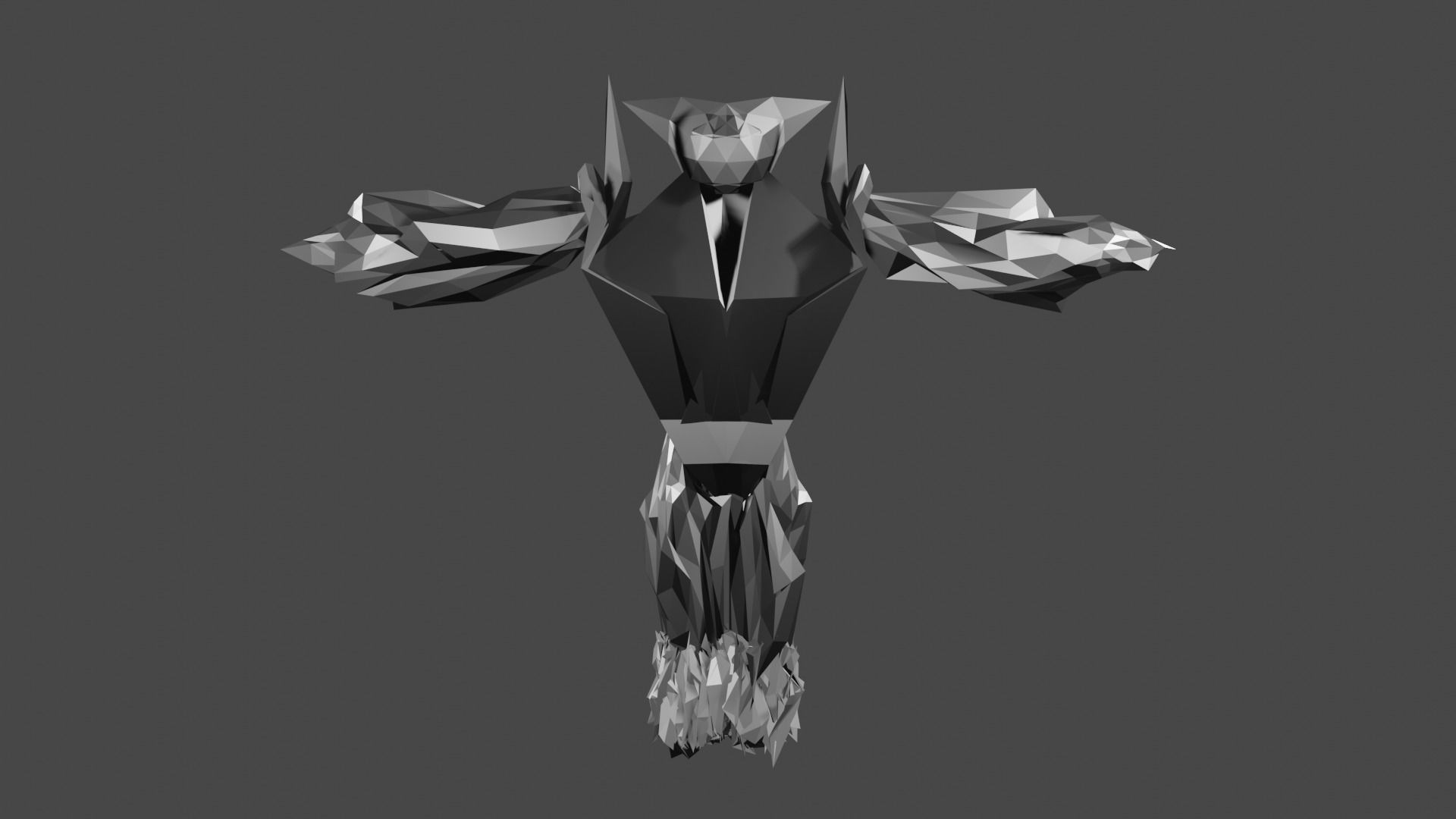 3D model Low Poly Monster - baby monster VR / AR / low-poly rigged ...