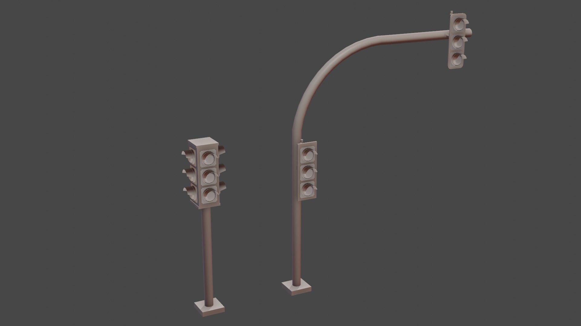3D model traffic light VR / AR / low-poly | CGTrader