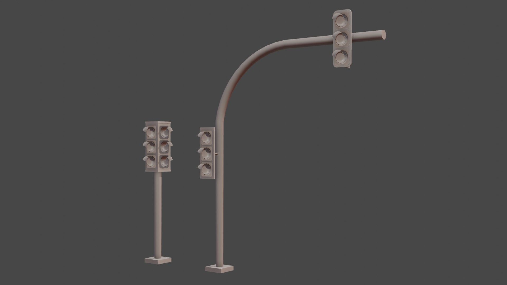 3D model traffic light VR / AR / low-poly | CGTrader