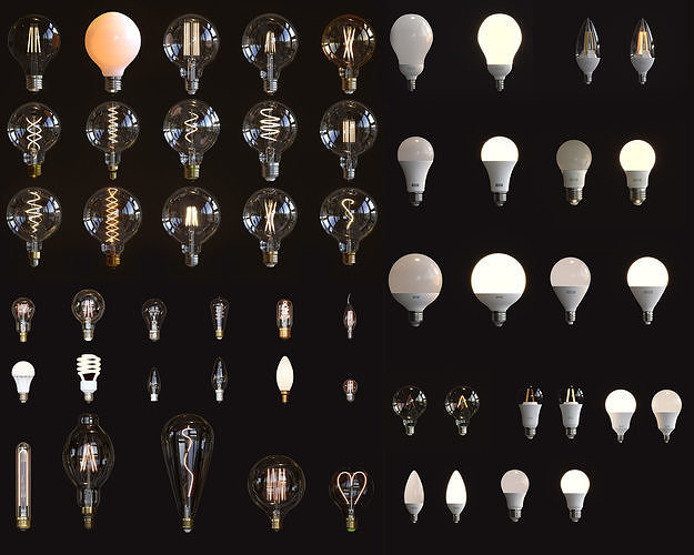 Bulb Pack 3D Model Collection | CGTrader