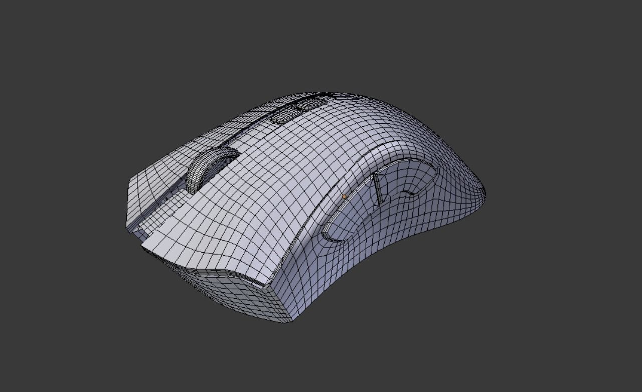 Razer Deathadder V2 Pro free 3D model | CGTrader