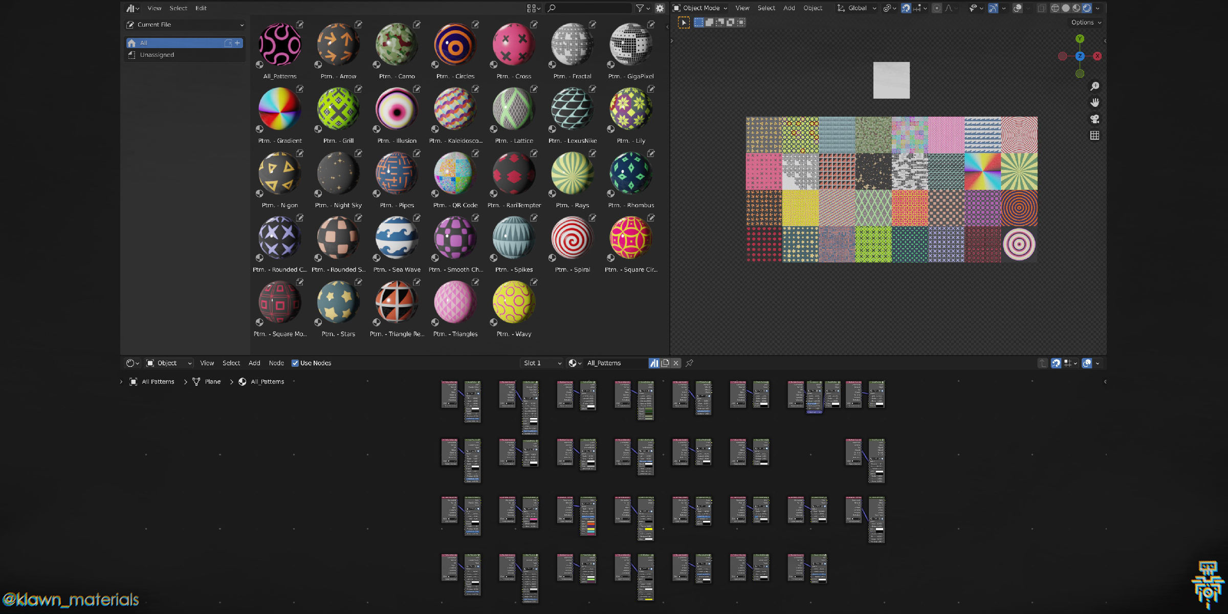32in1 Procedural Patterns for Blender Texture | CGTrader