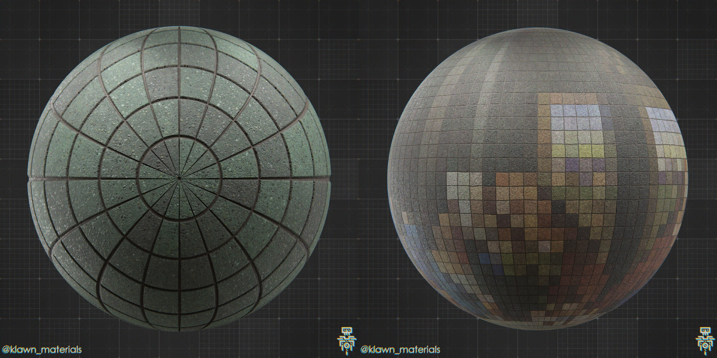 12in1 Procedural Street Tiles Texture for Blender Texture | CGTrader