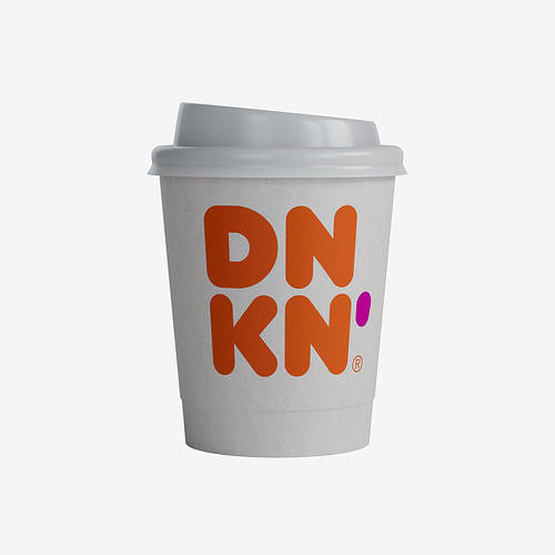 3D model Dunkin Cup VR / AR / low-poly | CGTrader