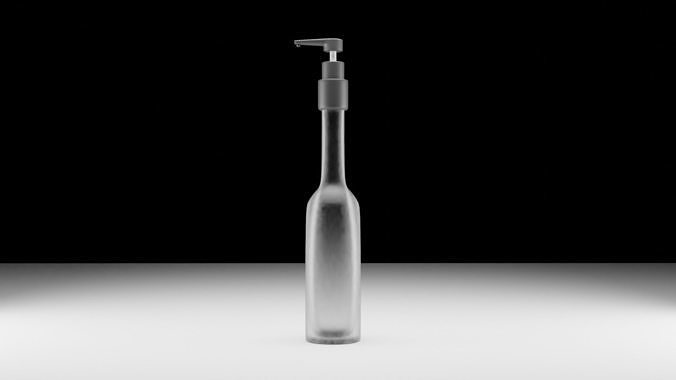 syrup bottle 3D model | CGTrader