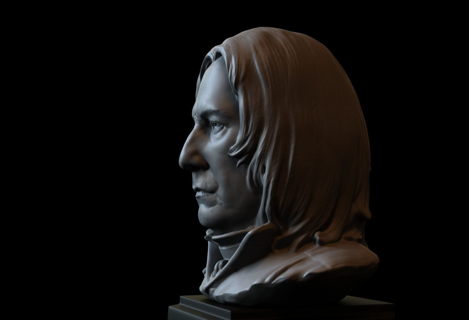 Professor Severus Snape - Alan Rickman - from Harry Potter 3D model 3D ...