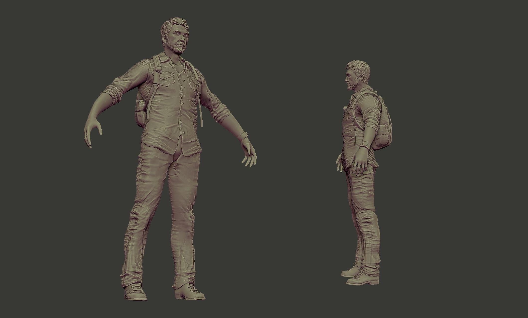 Joel last of us 3D model 3D printable | CGTrader