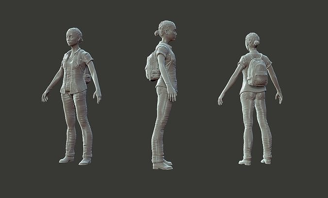 Riley 3D model 3D printable | CGTrader