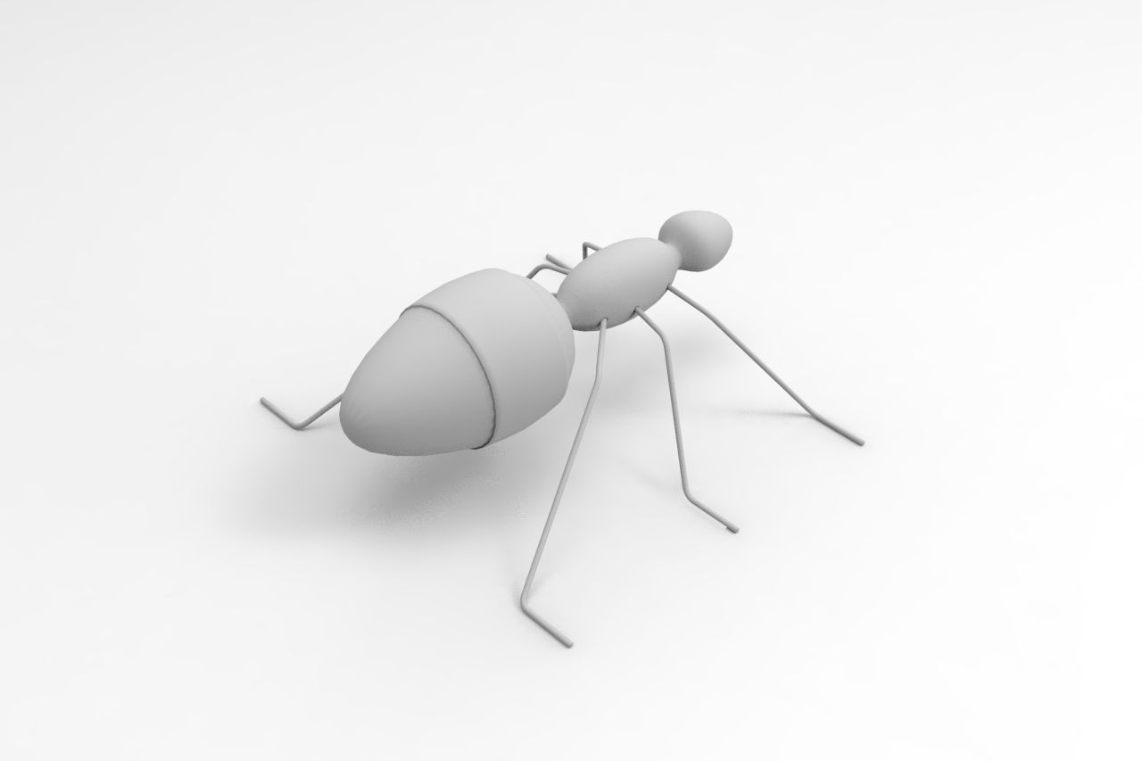 3D model Fauna Ant VR / AR / low-poly | CGTrader