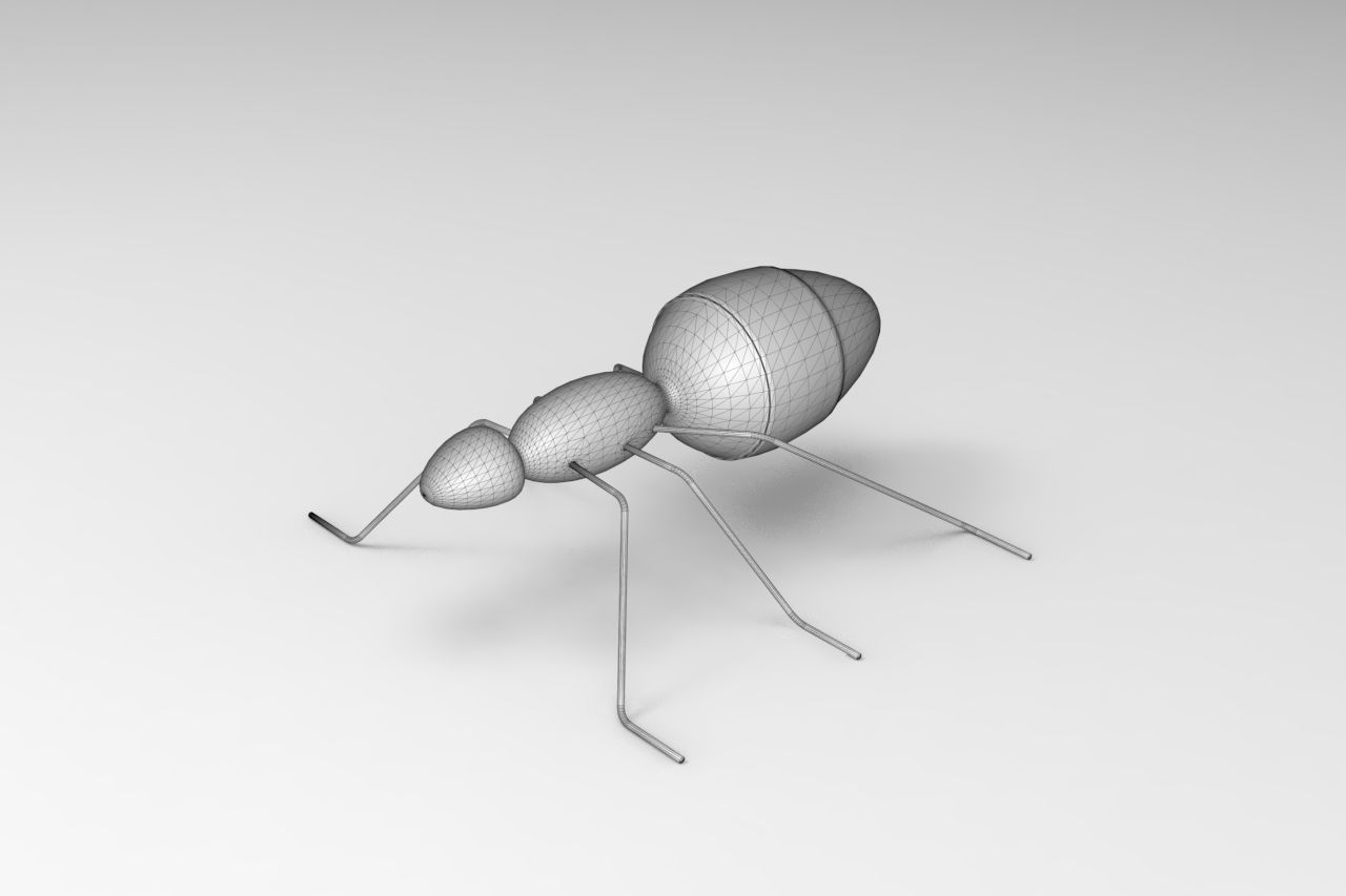 3D model Fauna Ant VR / AR / low-poly | CGTrader