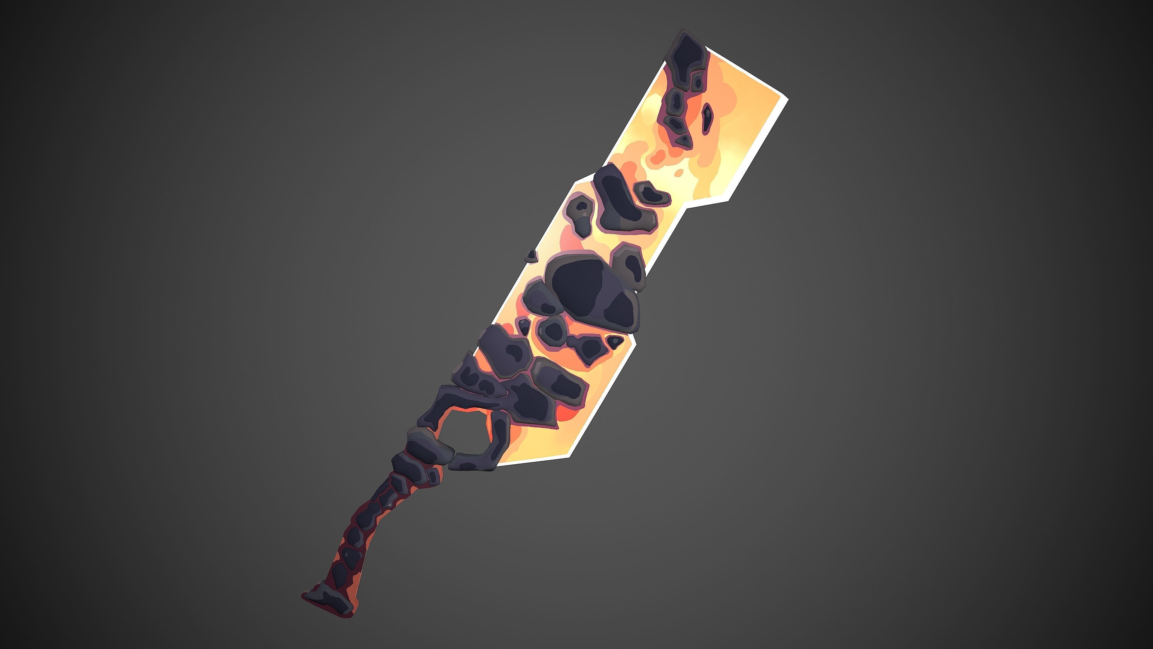 3D model Magma Sword VR / AR / low-poly | CGTrader