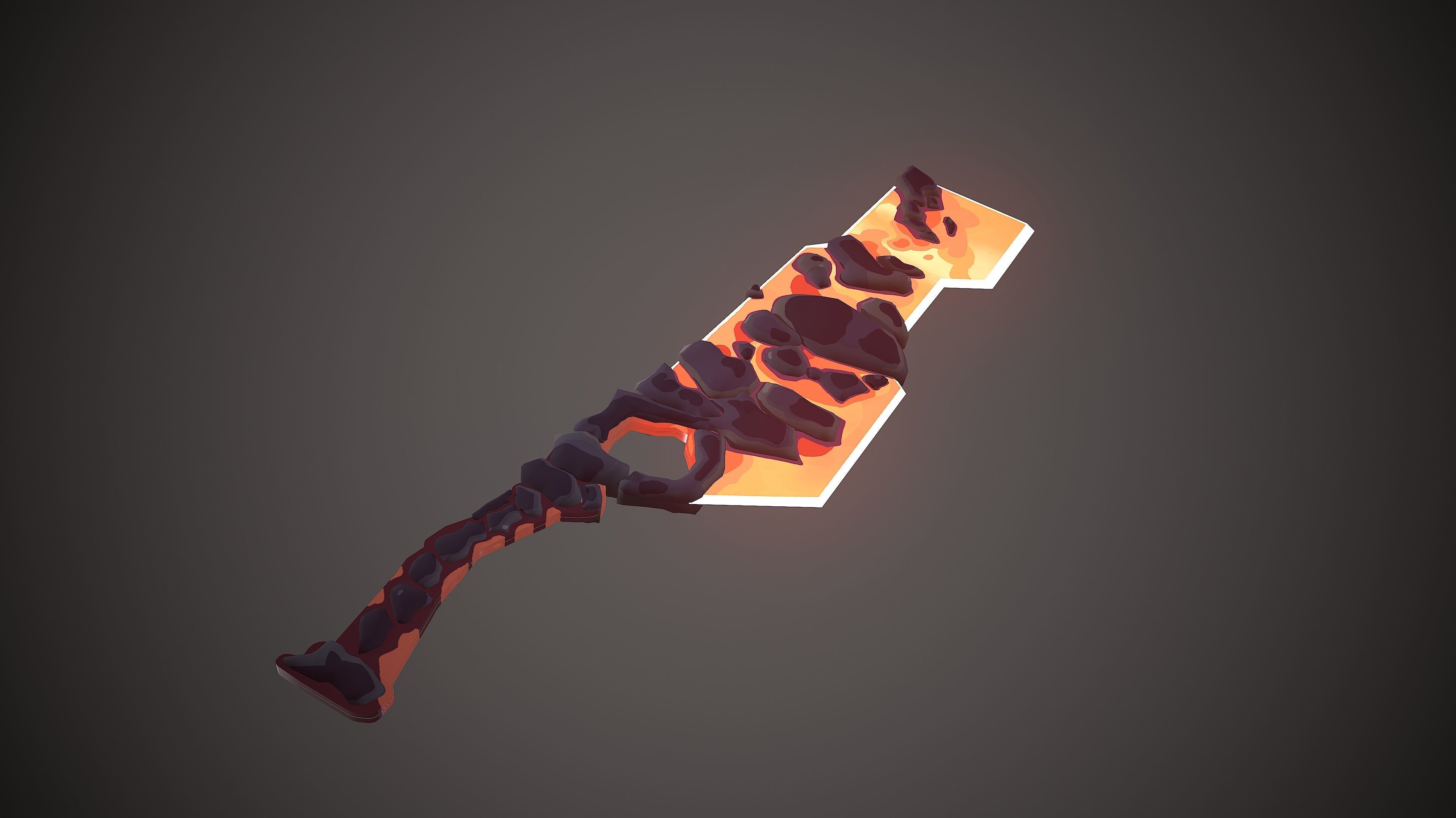 3D model Magma Sword VR / AR / low-poly | CGTrader