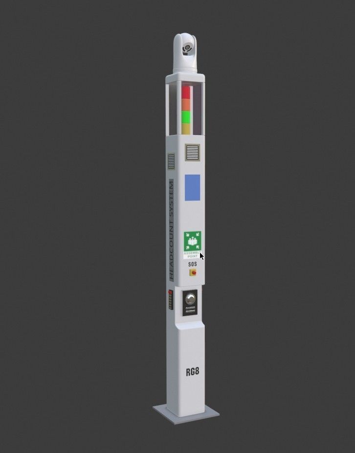 Headcount System - Assemble Point 3D model | CGTrader