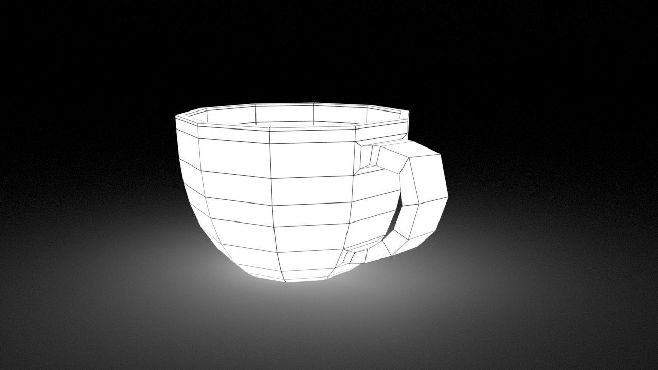 Low poly Cup free VR / AR / low-poly 3D model | CGTrader