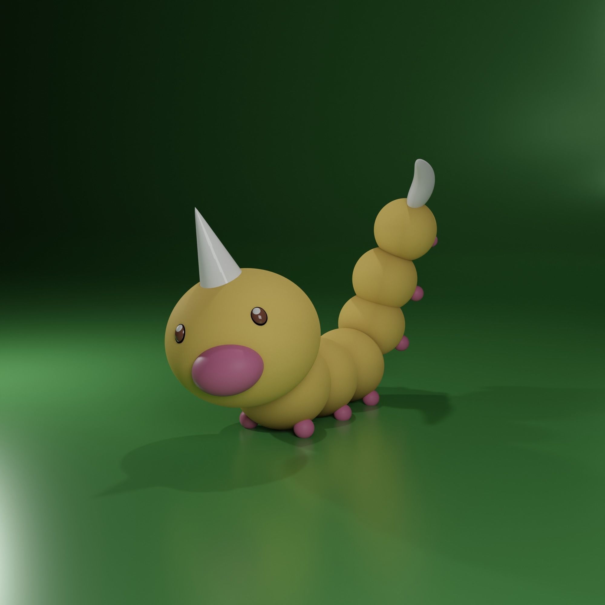 Pokemon Weedle 3D model 3D printable | CGTrader