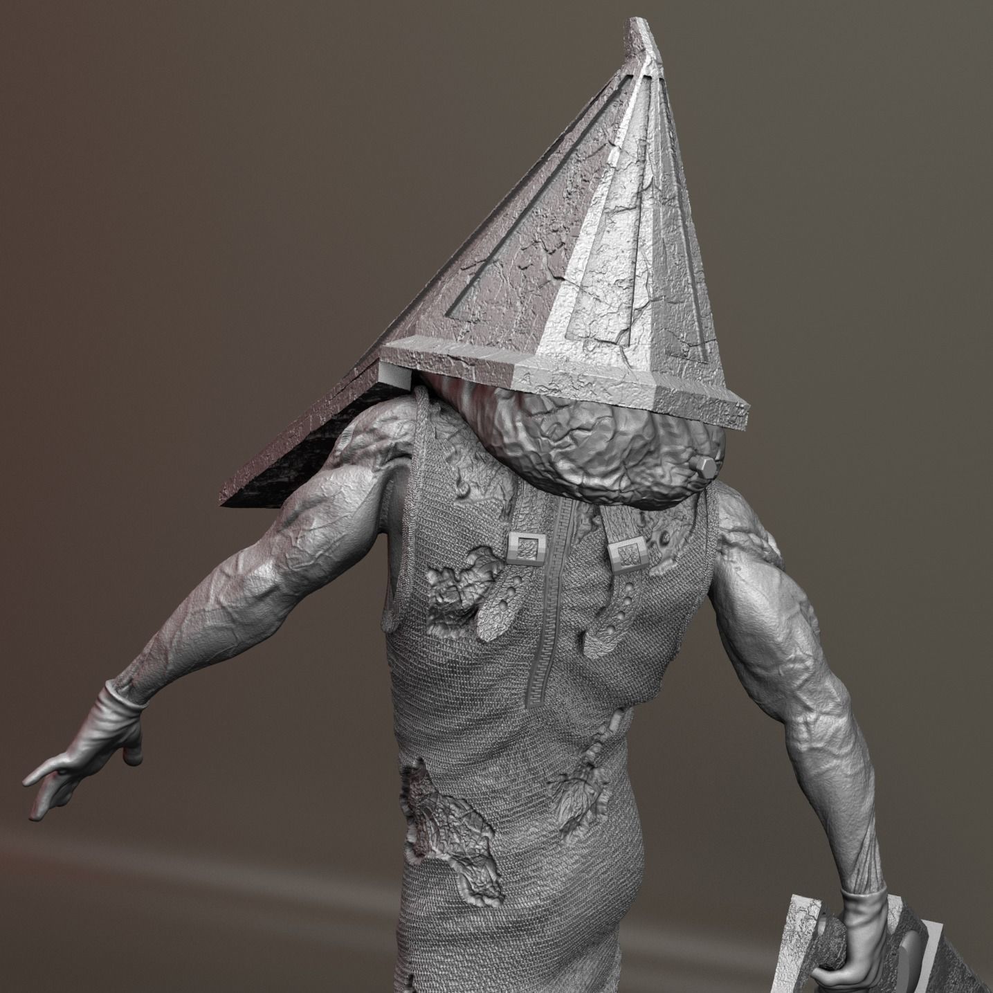 Pyramid head Fan art - Silent hill 2 3D print model 3D model 3D ...