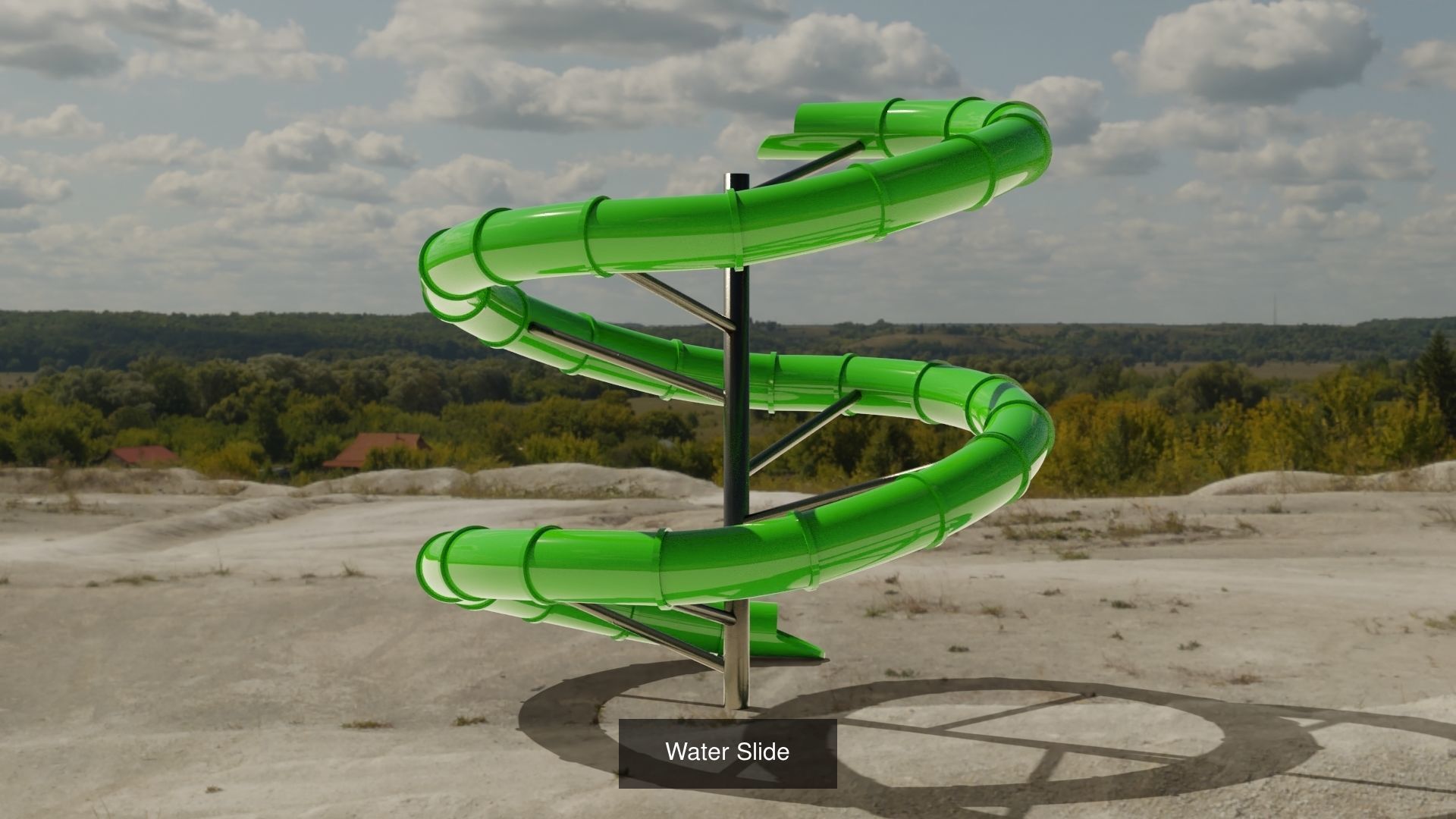 3D Model Collection Water Slide 3D models VR / AR / low-poly | CGTrader