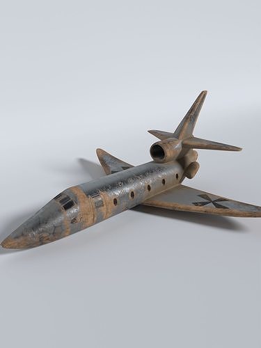 3D model A rusty abandoned plane VR / AR / low-poly | CGTrader