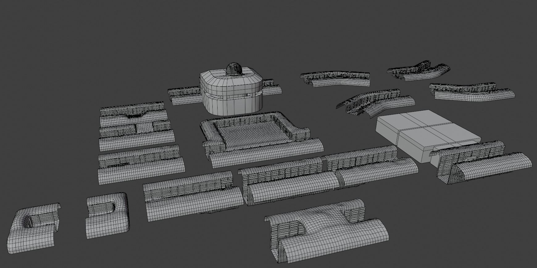 ww2 trench and bunker pack 3D model | CGTrader