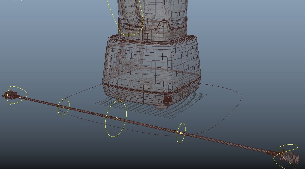 House Hold Series - Kitchen Blender Rig free 3D model animated rigged ...