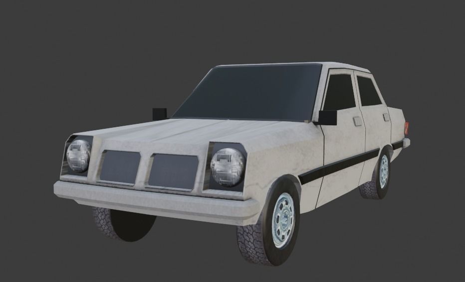 3D model Chevrolet Chevette VR / AR / low-poly | CGTrader
