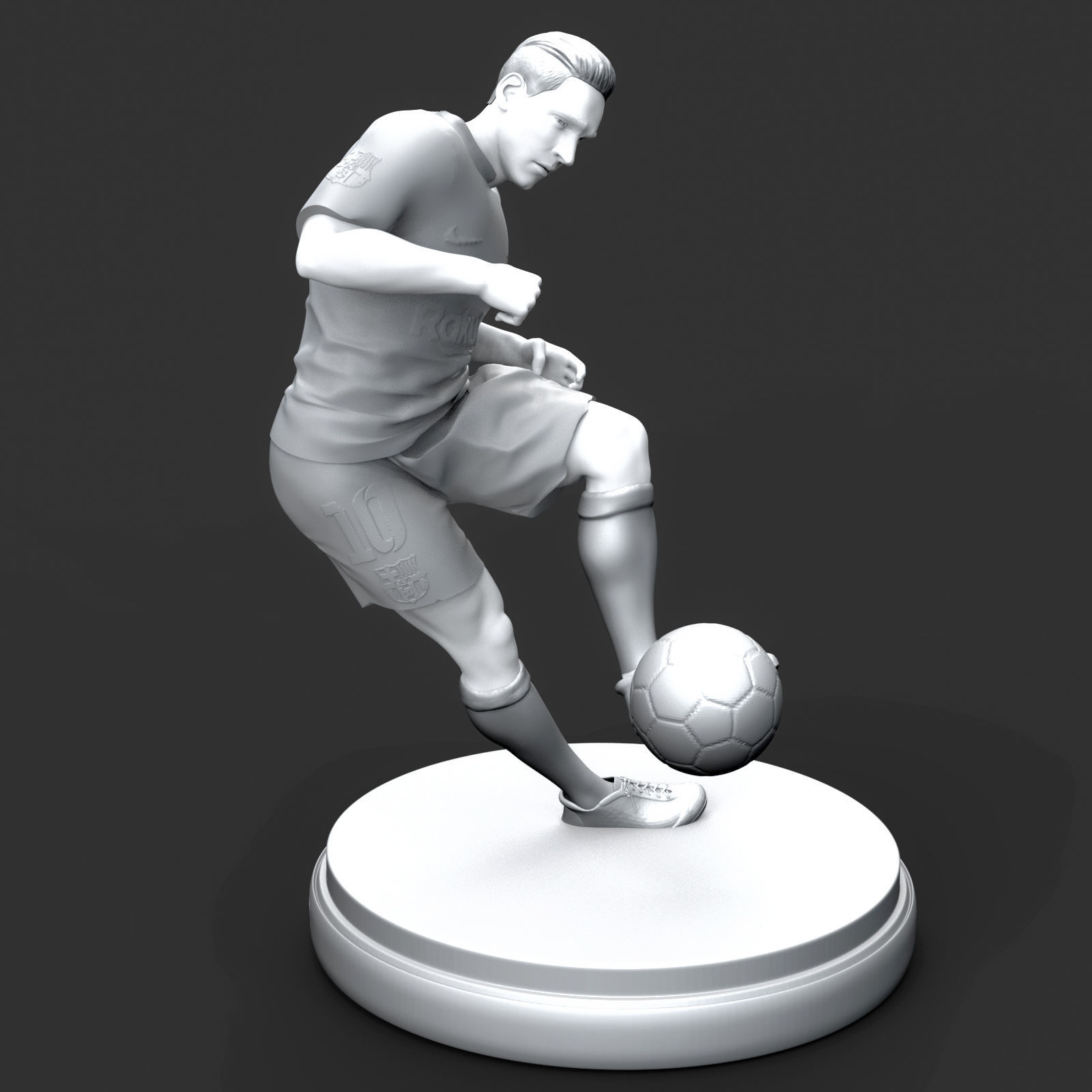FootBall Player 3D Printable Free free 3D model 3D printable | CGTrader