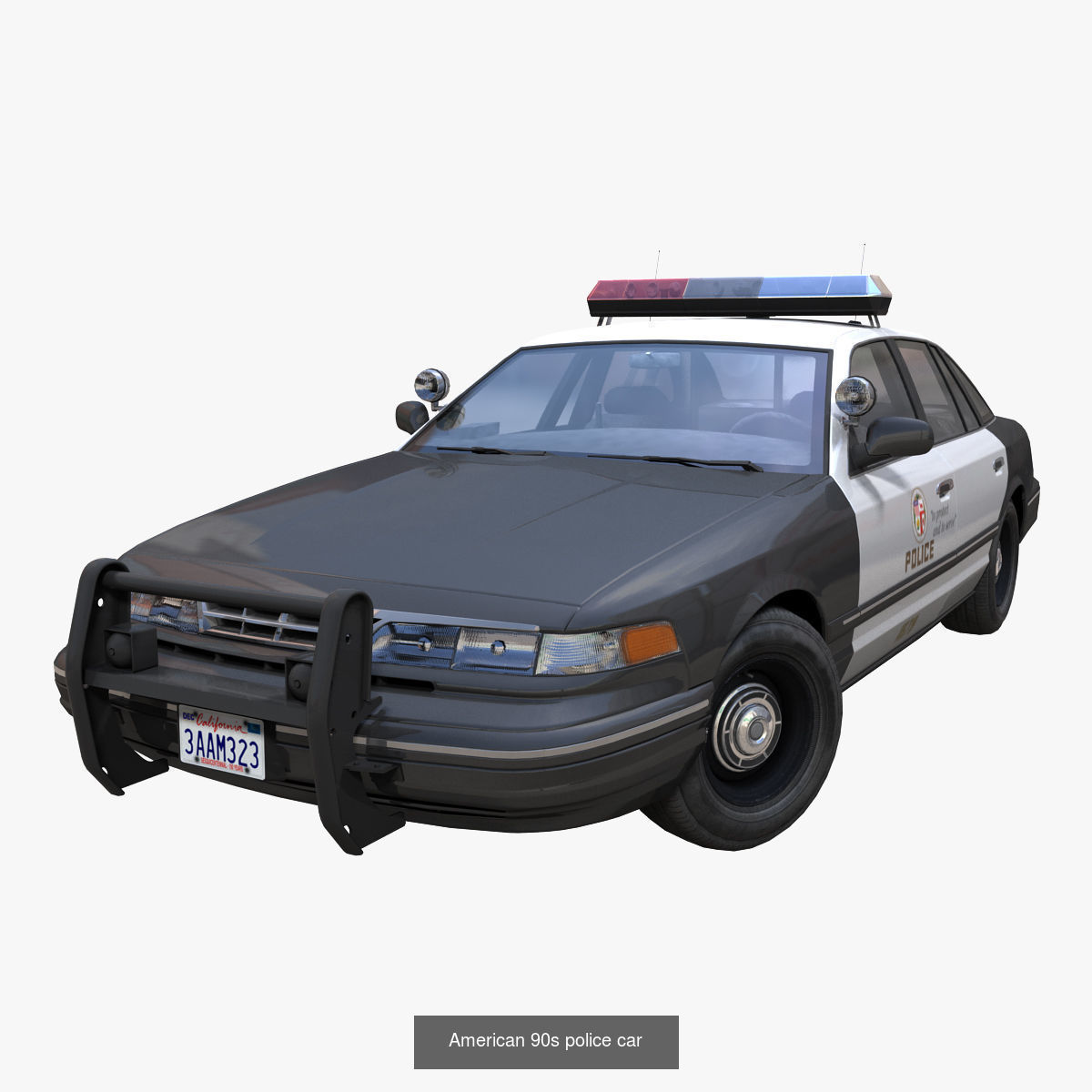 3D Model Collection American police cars VR / AR / low-poly | CGTrader