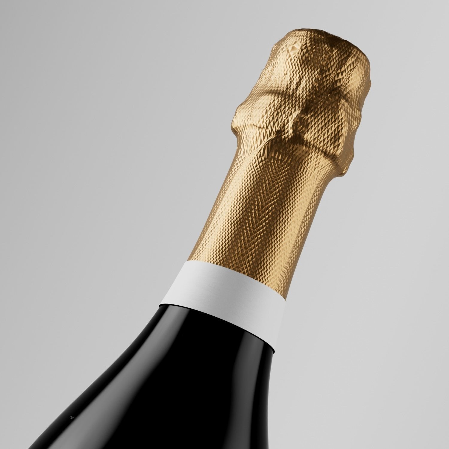 Sparkling Wine Photorealistic Bottle 3D Model Set 3D model | CGTrader