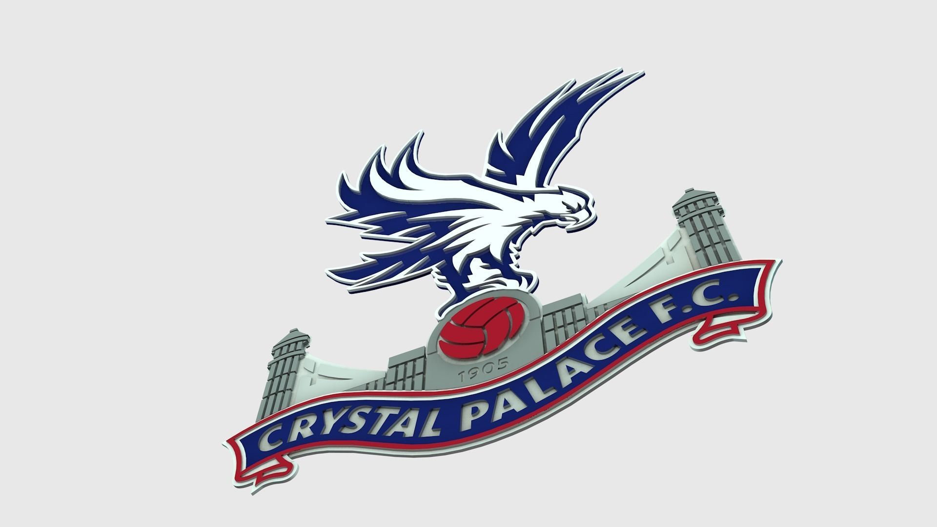 Crystal Palace Logo 3D model | CGTrader