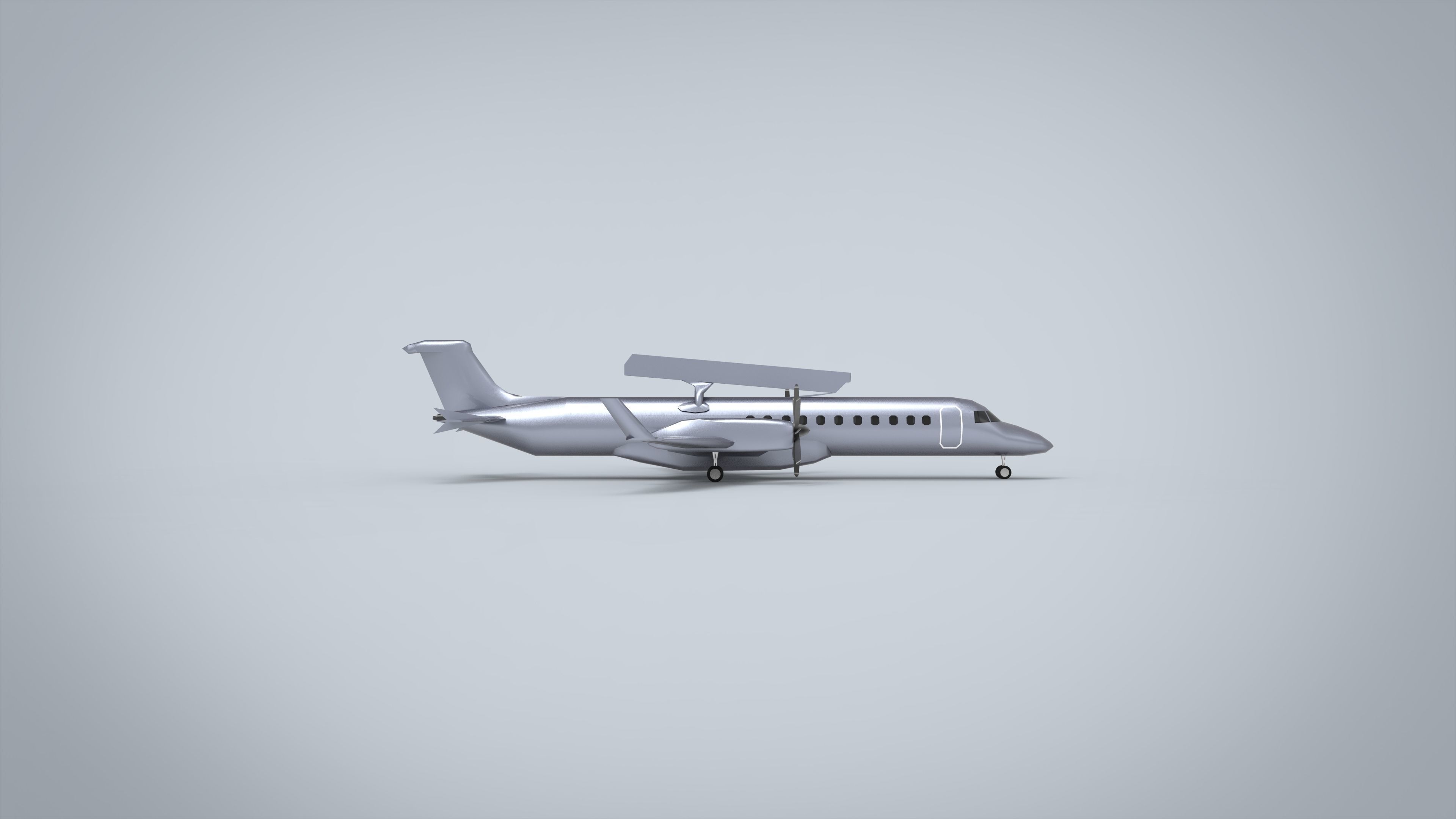 Saab 340 AEWC 3D model | CGTrader
