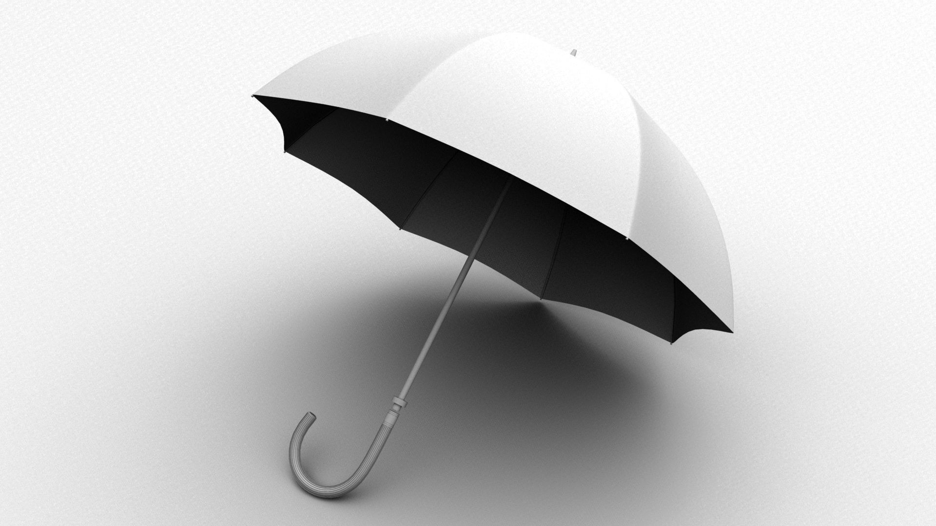 Low-poly Umbrella Model 3D model | CGTrader