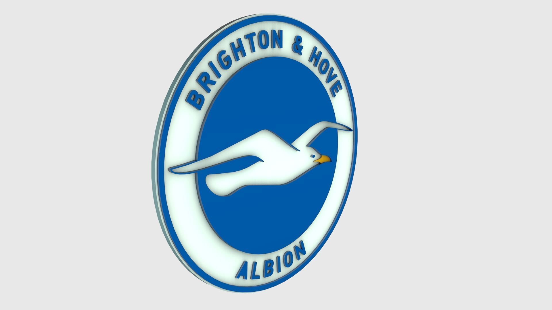 Brighton Logo 3D model | CGTrader