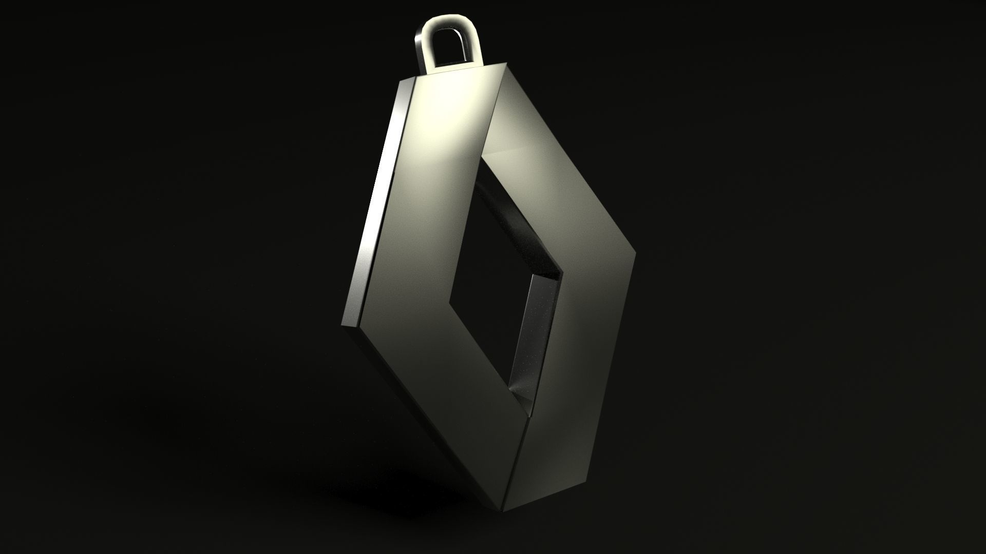 Renault Logo Key Ring 3D model | CGTrader