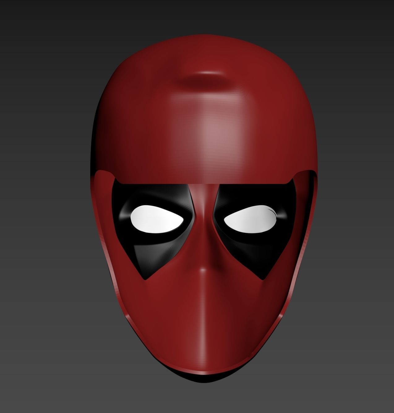 Marvel DeadPool Mask 3D model 3D printable | CGTrader