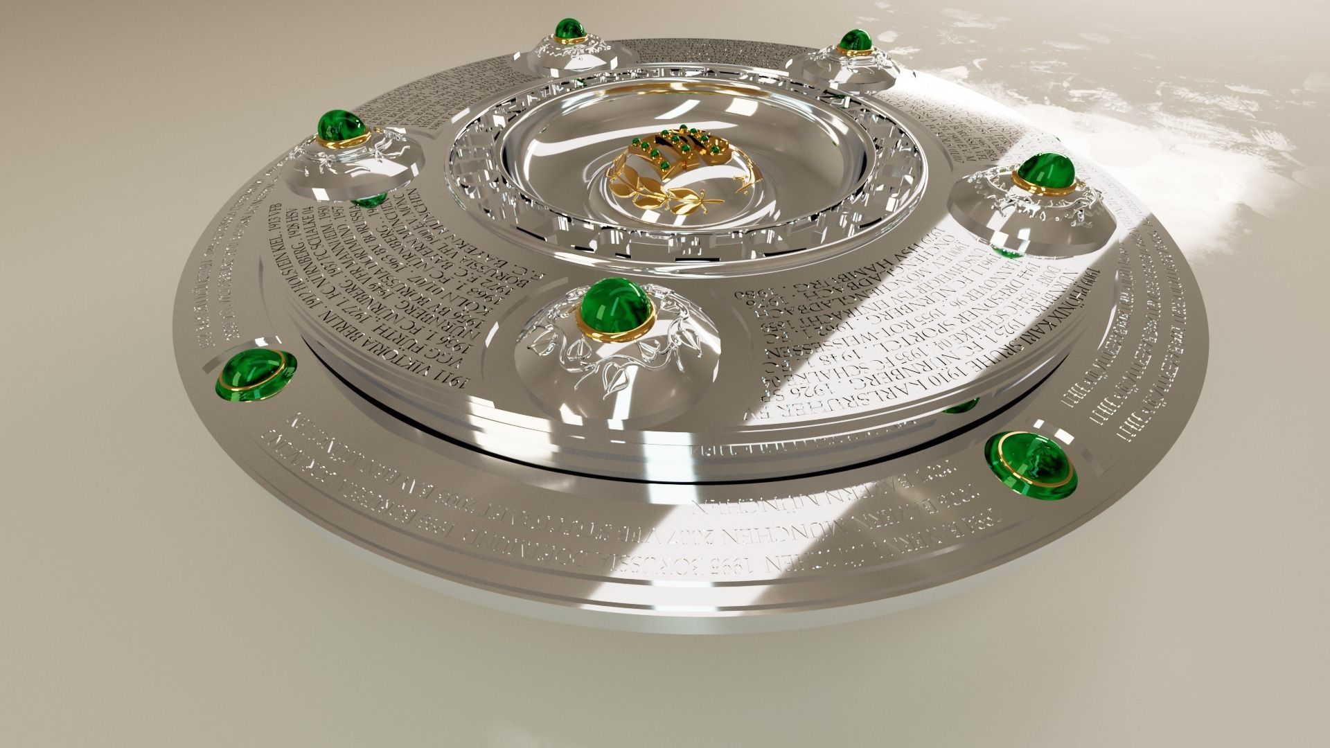 Meisterschale Bundesliga Trophy - updated 3D model | CGTrader