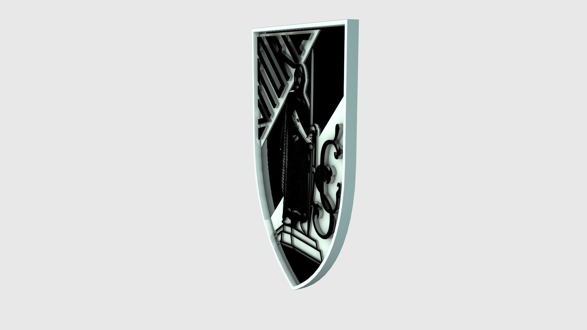 Guimaraes Logo 3D model | CGTrader
